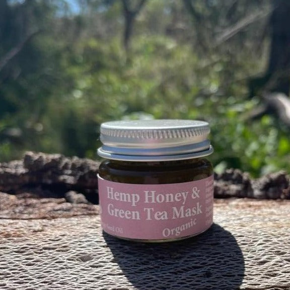 Hemp Mask with Honey and Matcha Green Tea – Sunrise Hemp